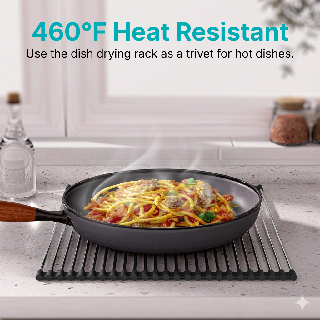 Multi-Purpose Roll-Up Stainless Steel Sink Rack – SHOPYFRONT