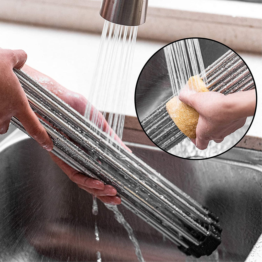 Multi-Purpose Roll-Up Stainless Steel Sink Rack – SHOPYFRONT